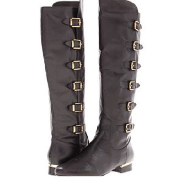 Isola | Shoes | New Isola Riding Leather Boots With Buckles | Poshmark